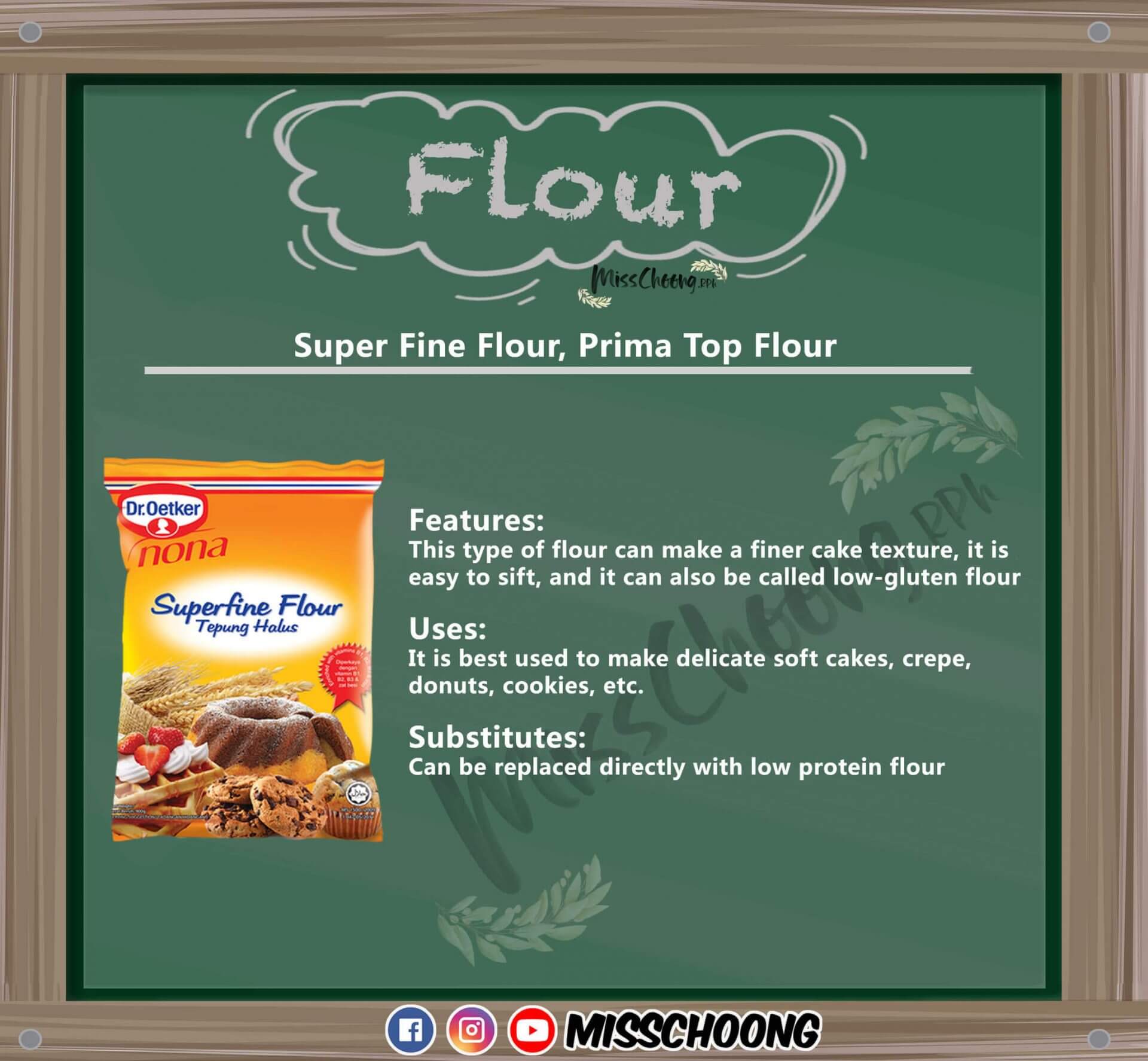 Super Fine Flour, Prima Top Flour Uses Explained | MissChoong